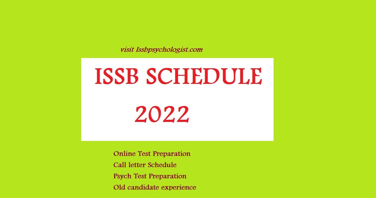 How ISSB Scheduled after Initial tests?