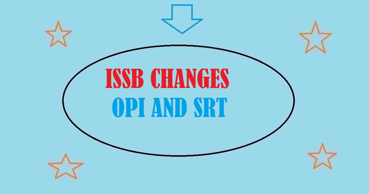 Changes in ISSB: OPI & SRT tests and The purpose behind these changes