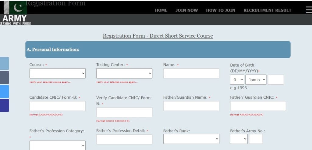 How to apply for army online? : All Important details and Information