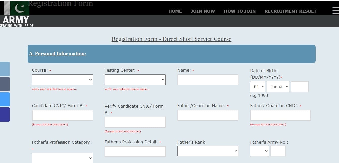 How to apply for army online? : All Important details and Information